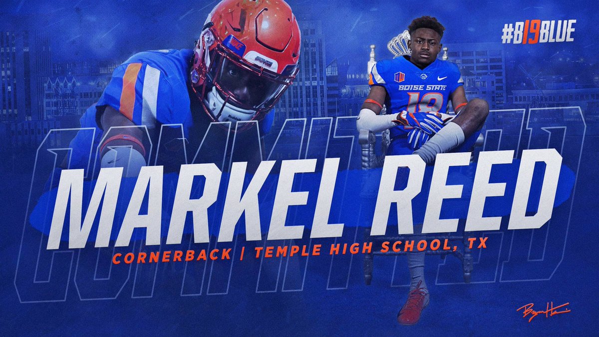 2019 3* CB Markel Reed commits to Boise State. : r/CFB