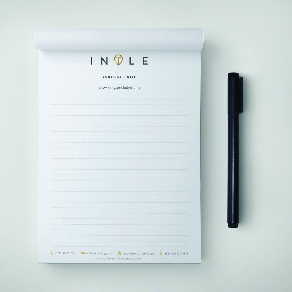 Blank Hotel Notepad