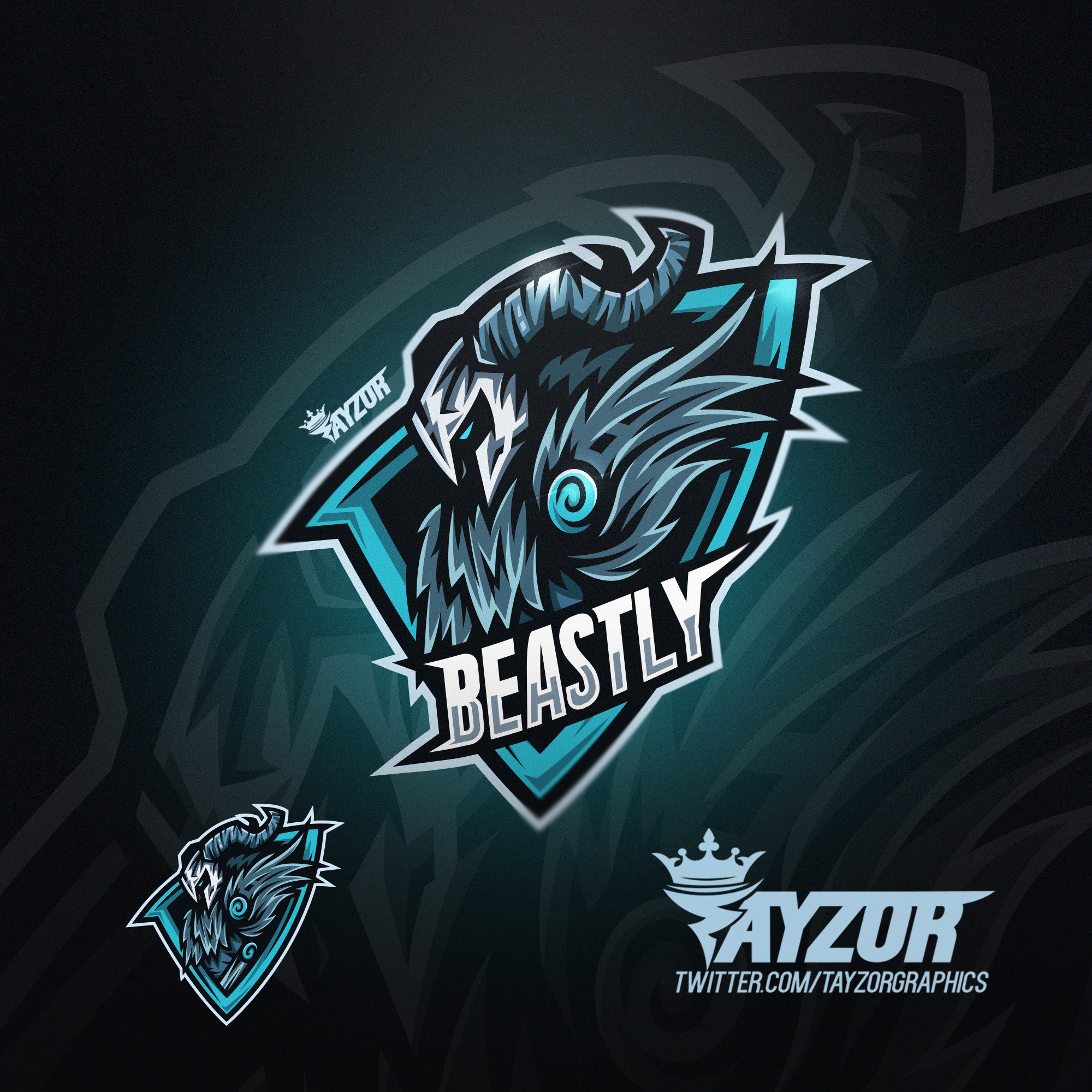 Team Beast Logo Gaming Team Logo Vector Design Images, Fire Lion Logo