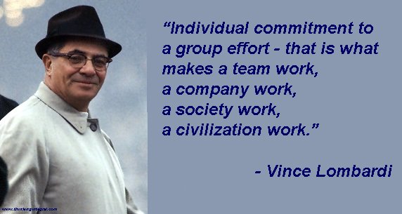 Teamwork Quote Lombardi