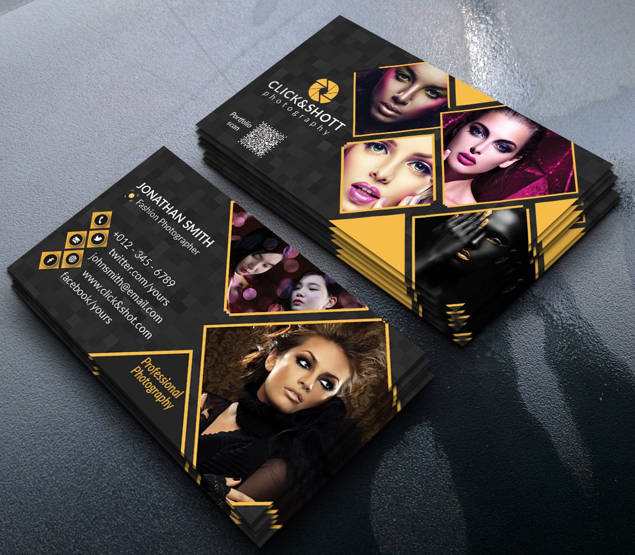Portrait Photography Business Cards