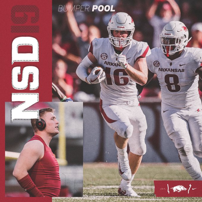 Is Bumper Pool the Arkansas Razorbacks LB Real Name?