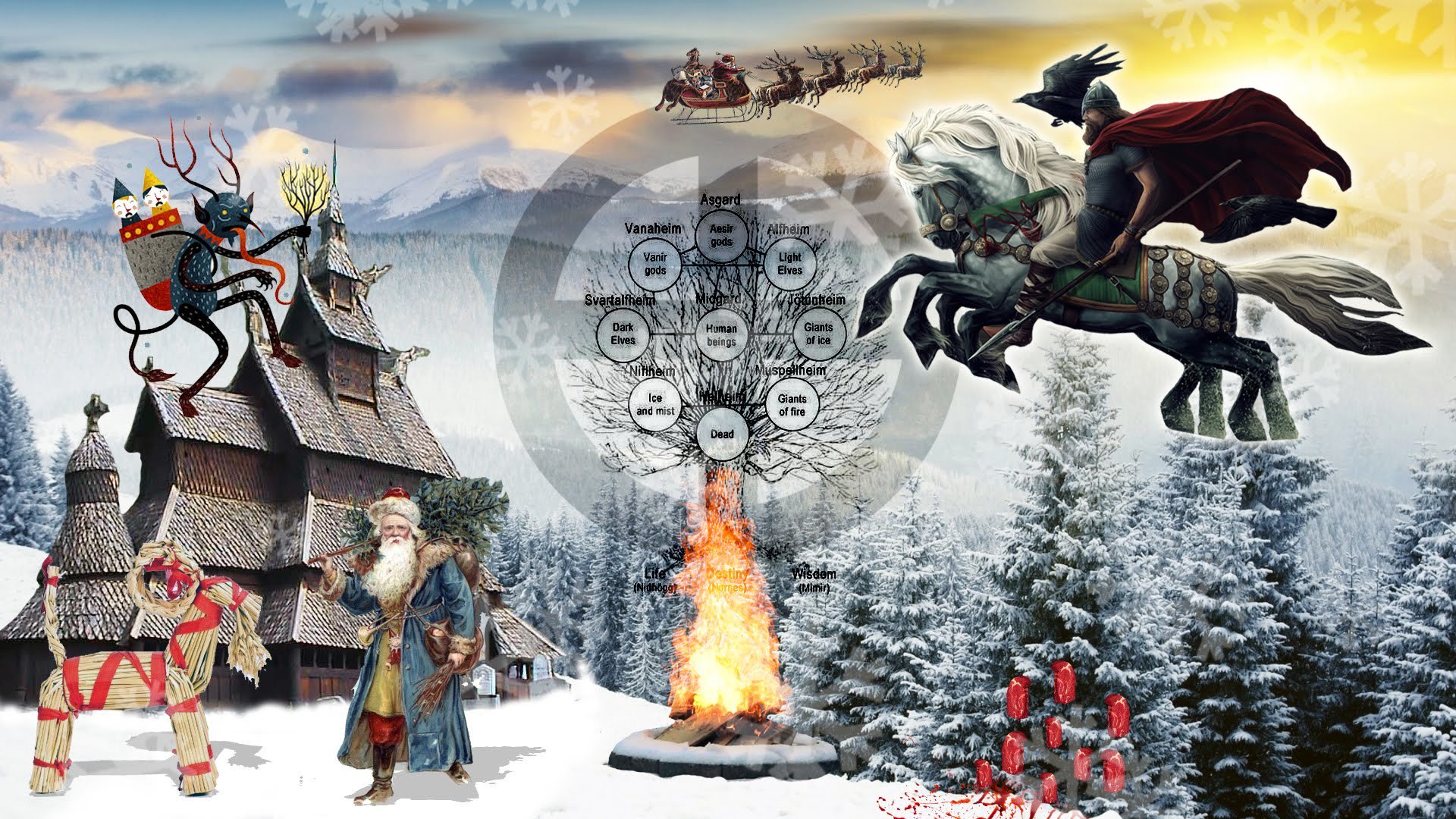 Pagan Winter Solstice Wallpaper Pagan Winter Solstice Wallpaper
