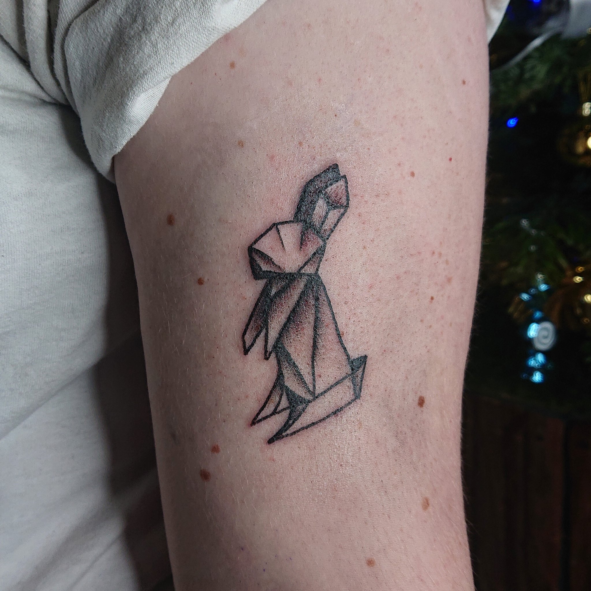 Origami Rabbit Tattoos