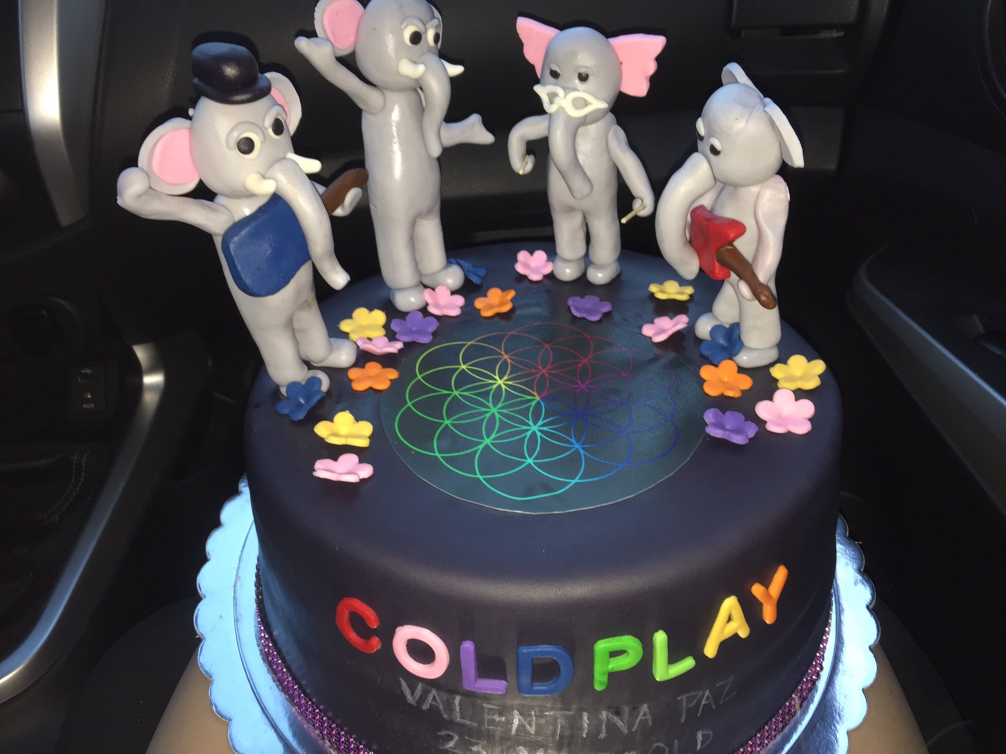 Coldplay Paradise Elephant Wallpaper