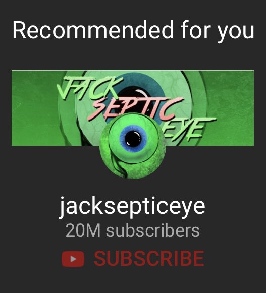 74 best Twitter u/jack_septic_eye images on Pholder | Same Energy