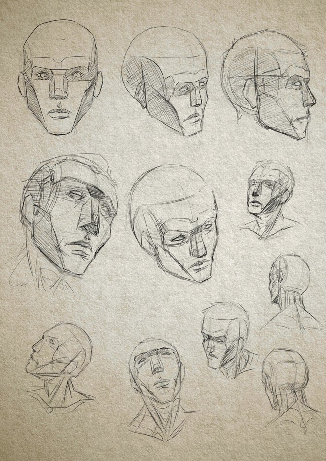 Head Figure Drawing
