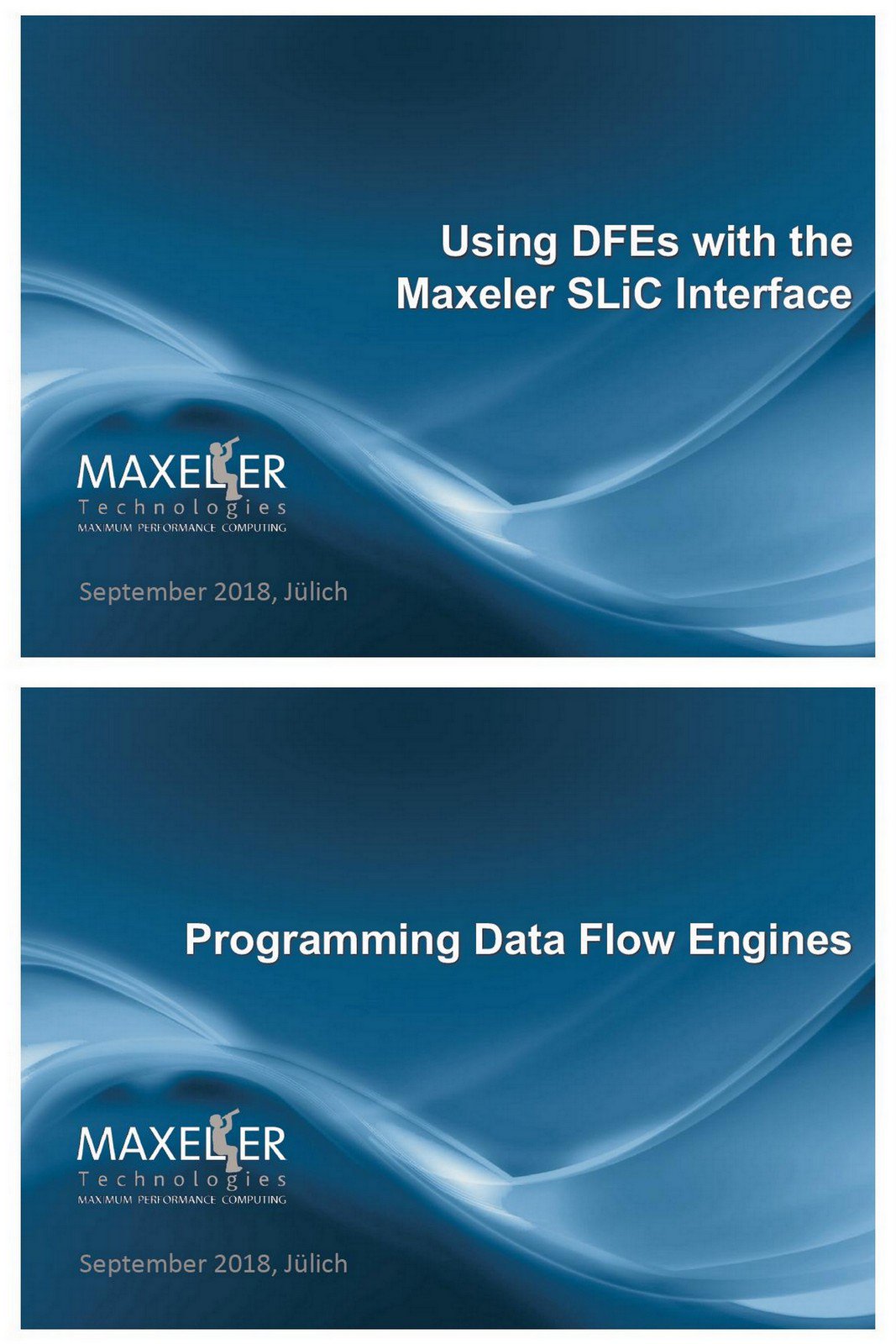OGAWA, Tadashi on Twitter: "Training for Maxeler Dataflow Architectures [1/2] Forschungszentrum ...