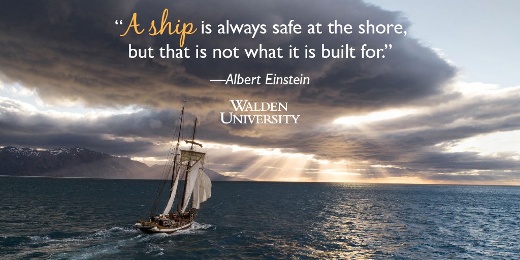 Walden University on Twitter: "Set sail courageously. #MotivationMonday…
