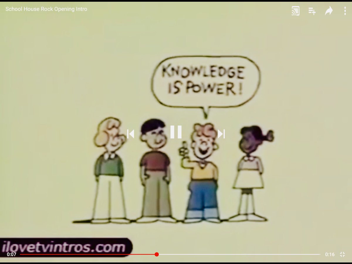 Knowledge Is Power Schoolhouse Rock