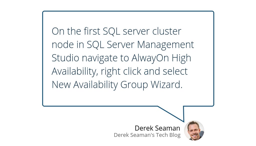 SQL 2014 Always-on AG Pt. 7: TempDB - Derek Seaman's IT Blog