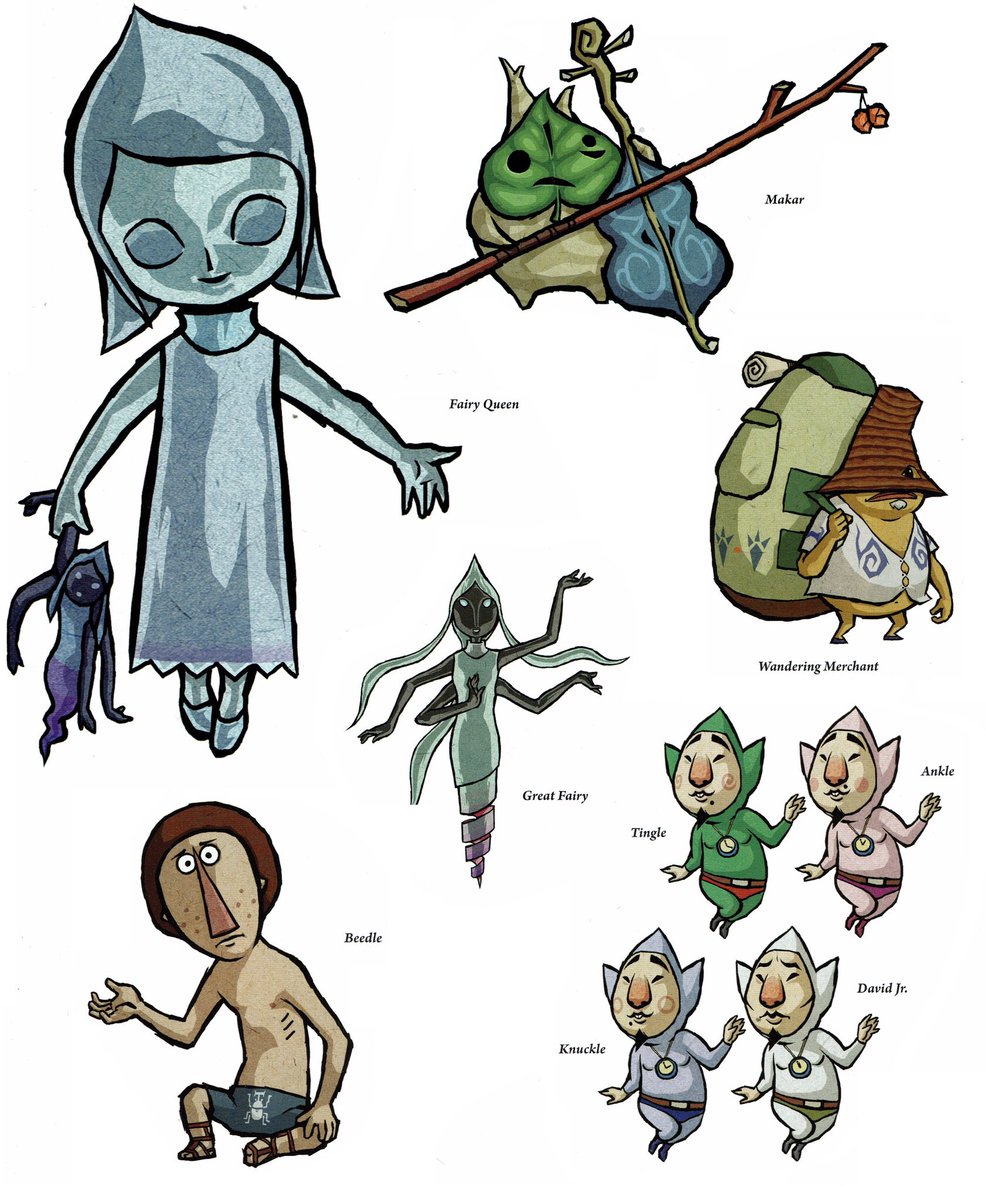 Zelda Wind Waker Characters