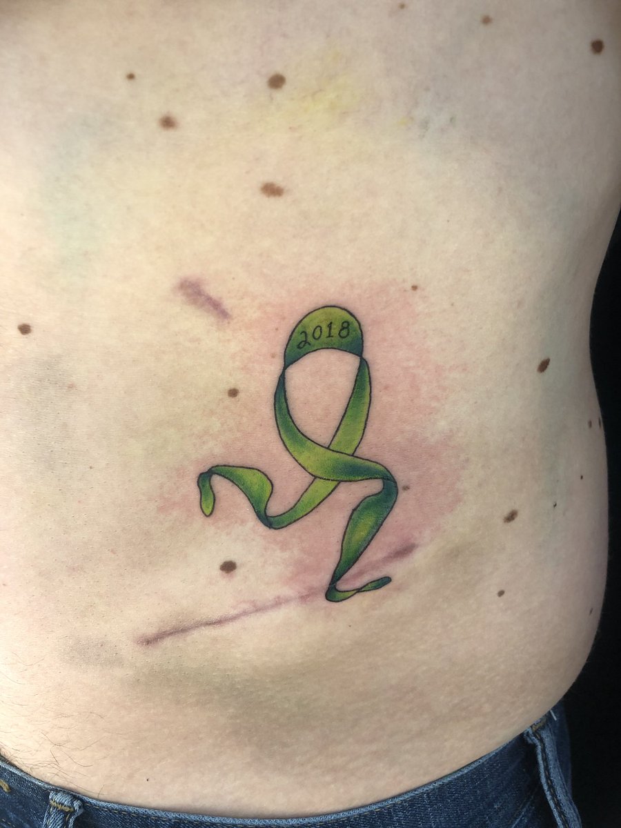 Cerebral Palsy Ribbon Tattoo