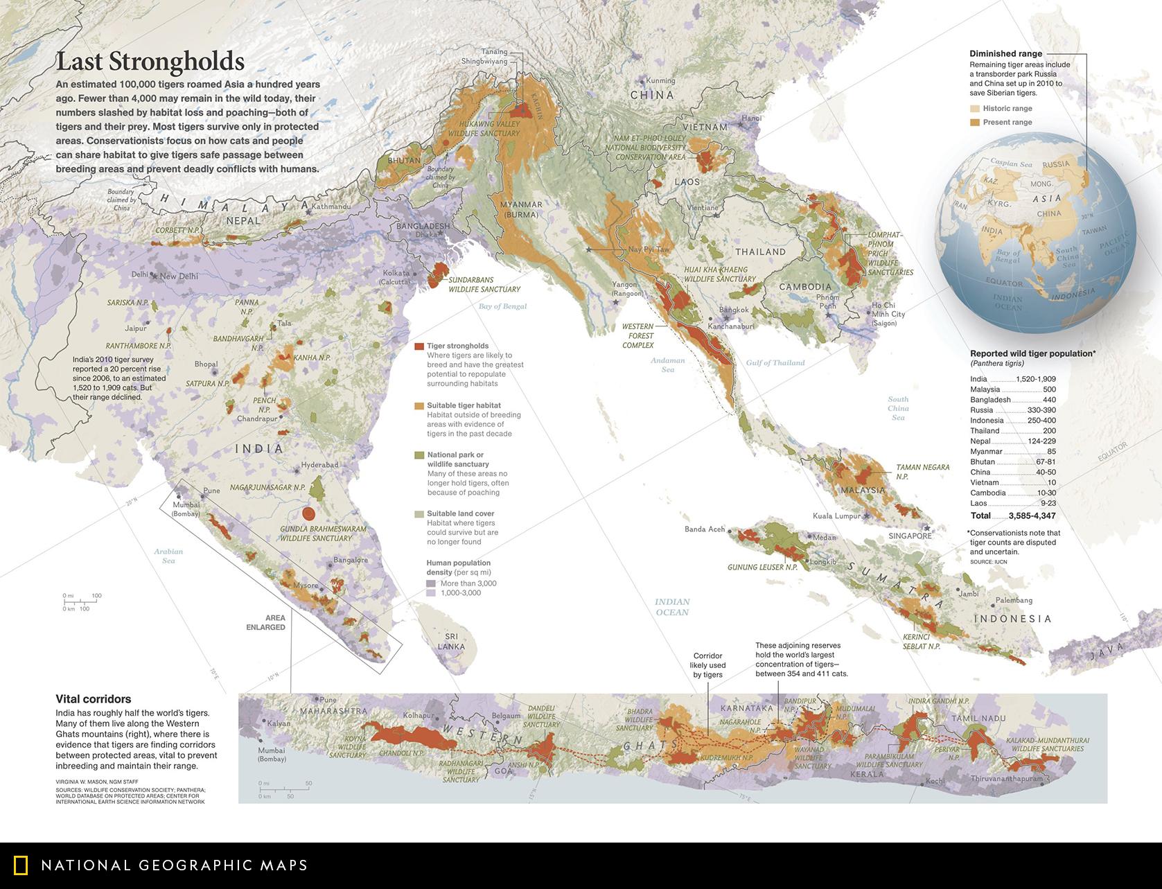 Tiger Habitat Map