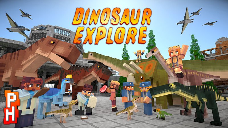 Minecraft Dinosaurs Map