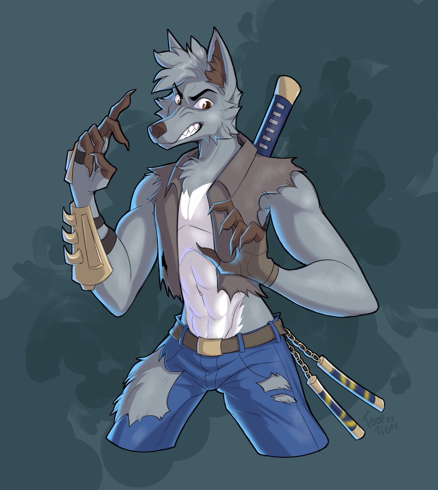 Anthro Wolf Boy