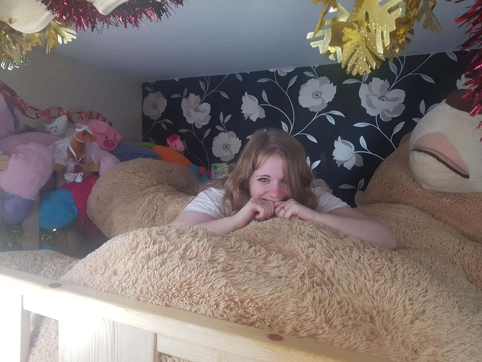 little lolikat on Twitter: "When daddy let's you bring teddies to bed, they are all bed teds now ...