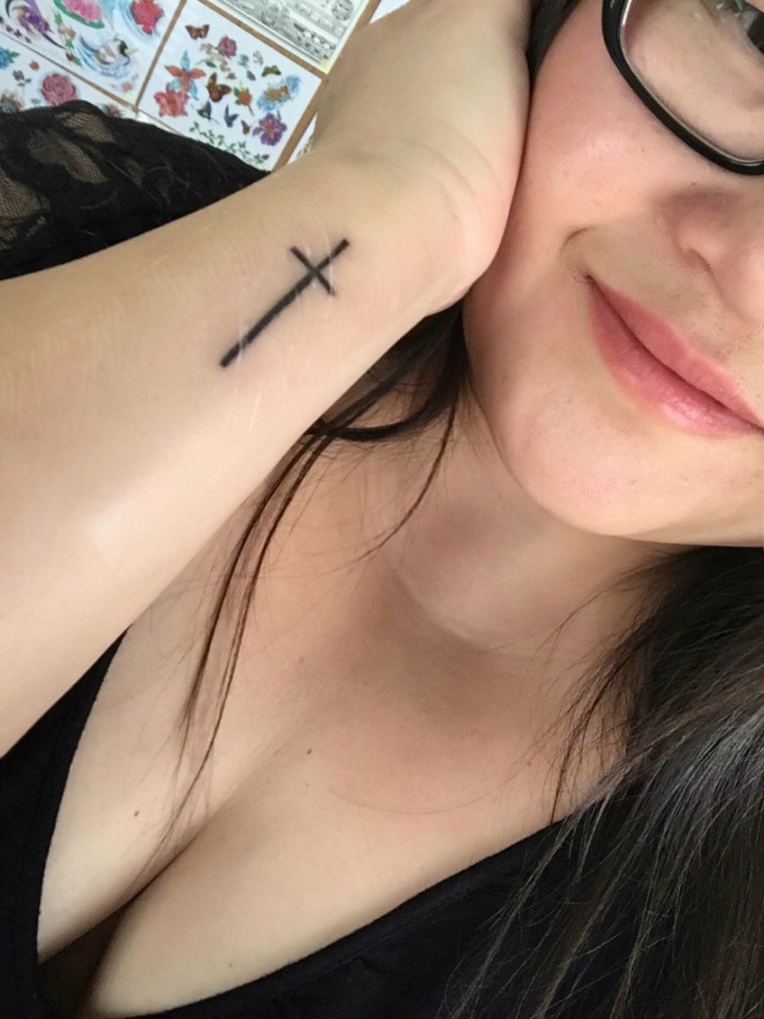 Forgiven Cross Tattoo