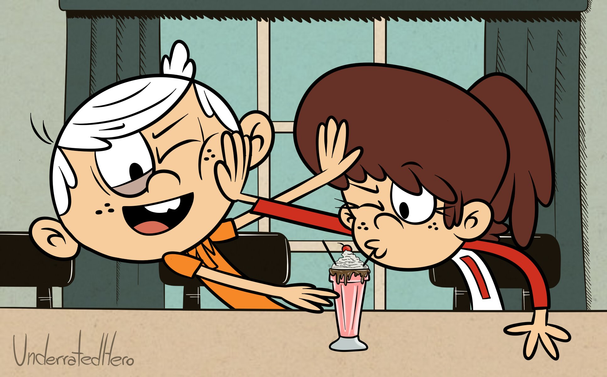 UnderratedHero (COMMS CLOSED 5/5) on Twitter: "Day 2: Milkshake Lynn's ok with sharing a ...