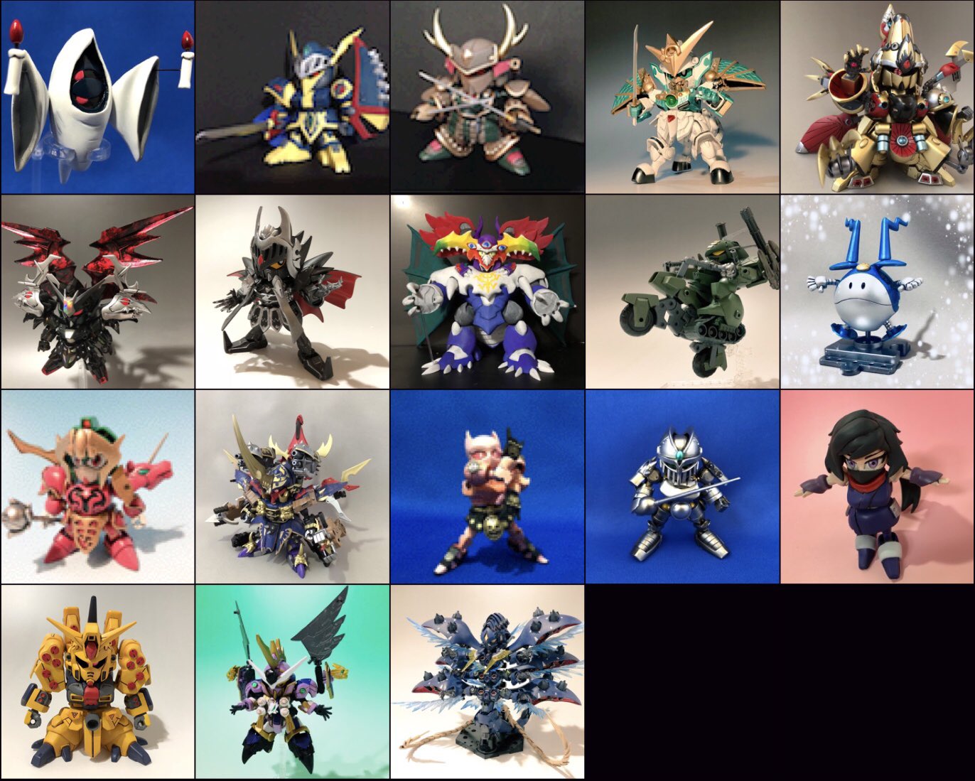 BERIAL on Twitter: "#皆のSD頭身幅を見せてほしい 三国伝～LGBBスタイルがメインになります。ジョジョやメガテン等のパロディを製作する場合、頭身は変えずに四肢を極力スリム ...