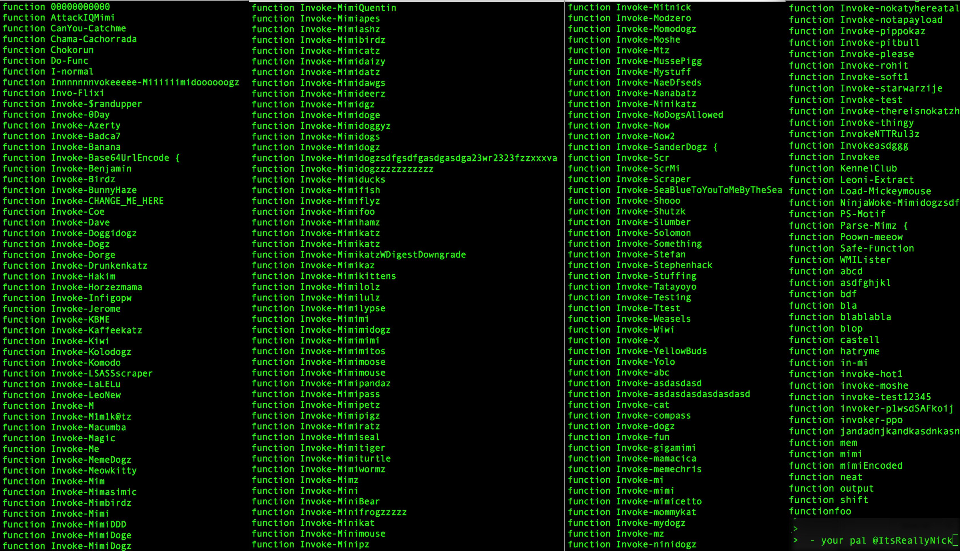 Florian Roth ⚡️ on Twitter: "@ItsReallyNick @gentilkiwi https://t.co/chaZFeb0LJ" / Twitter
