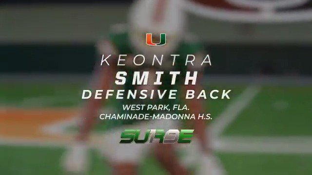 2019 4* S Keontra Smith signs with Miami : r/CFB