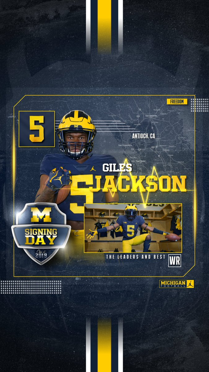 2019 4* APB Giles Jackson signs with Michigan : r/CFB