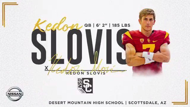 2019 3* QB Kedon Slovis signs with USC : r/CFB
