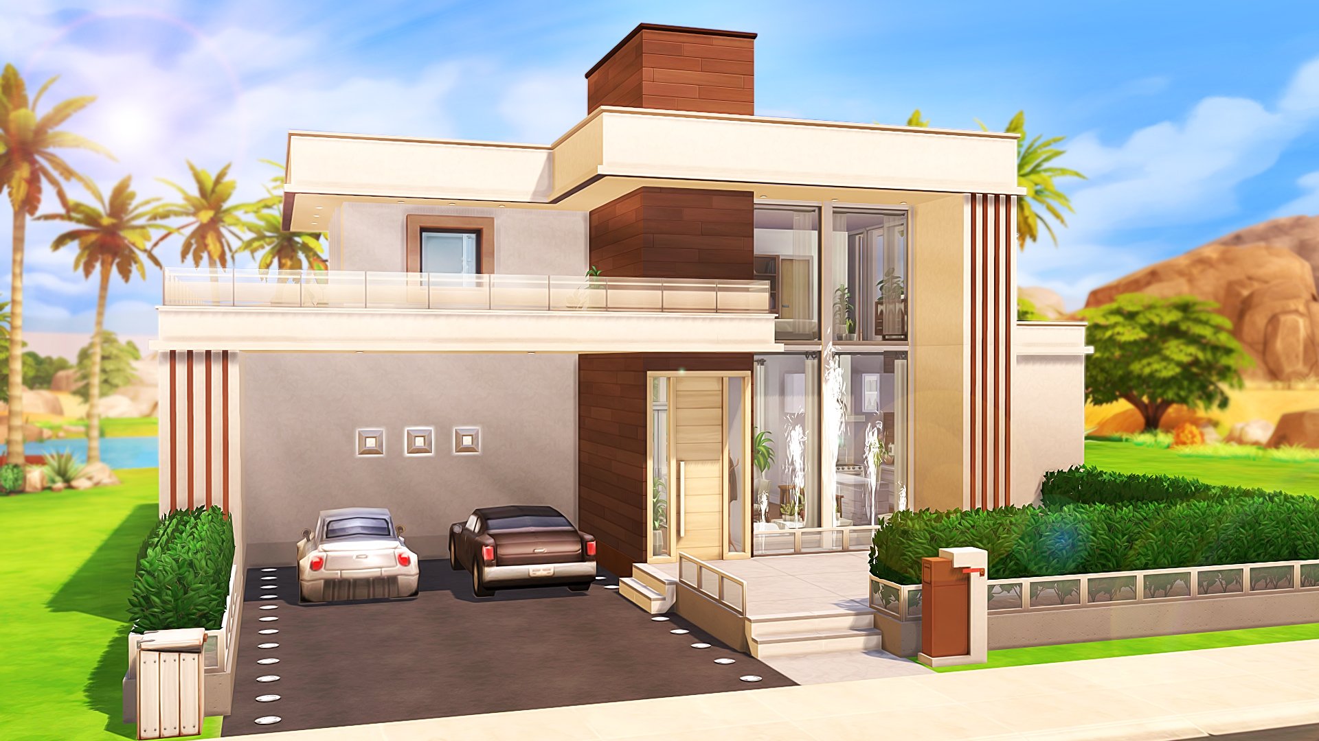 Easy Modern Houses Sims 4 The Sims 4 Modern House 20x15 Lot