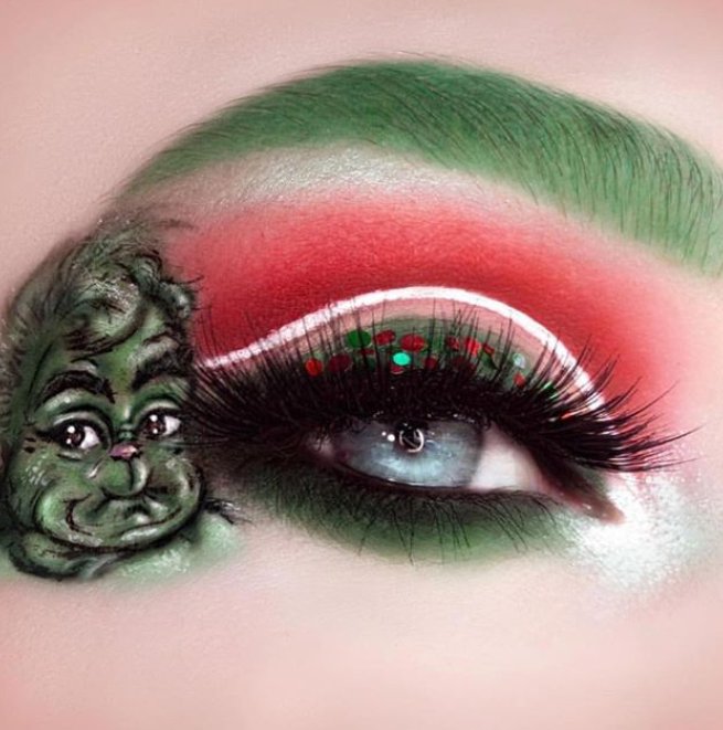 Grinch Inspired Makeup Tutorial | Makeupview.co