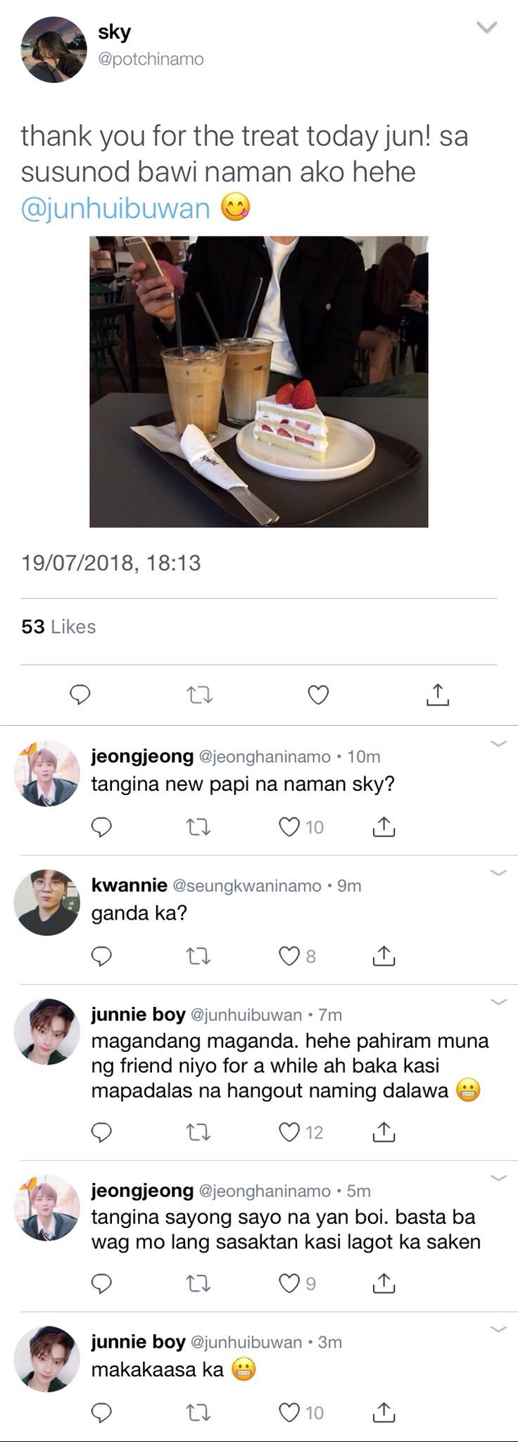 tiny‎ ♡ on Twitter: "[1] — may bagong manliligaw si girl. and approve kaya si boy sa bestfriend ...