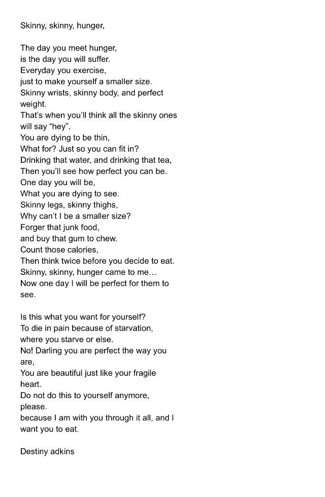 Anorexia Poems