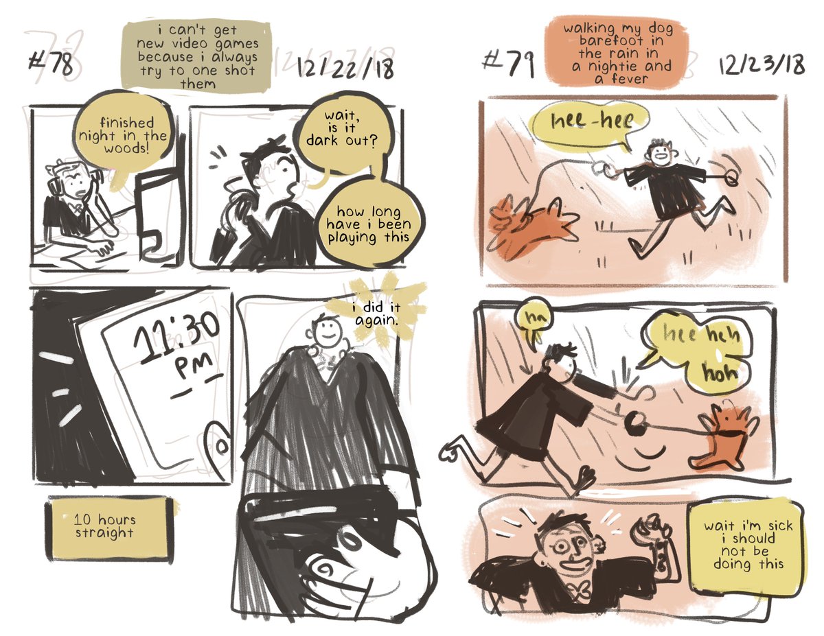 「daily set 16! 」tess (quibbs) thompson!!の漫画