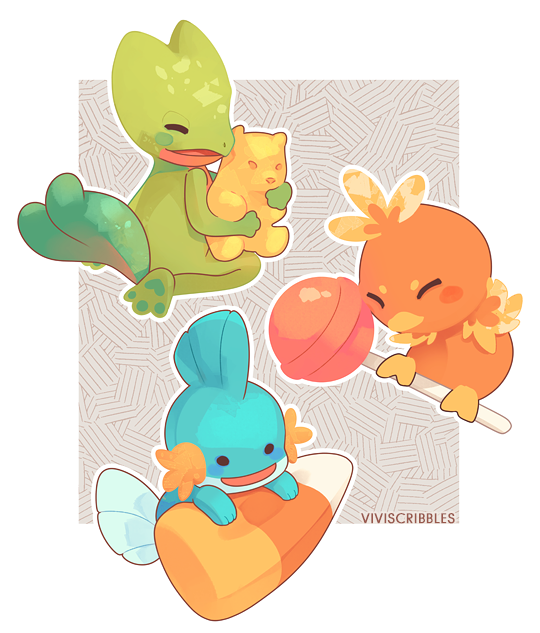 Treecko Torchic Mudkip
