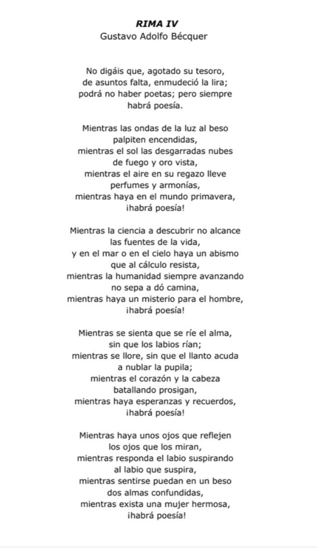 Gustavo Adolfo Becquer Rimas