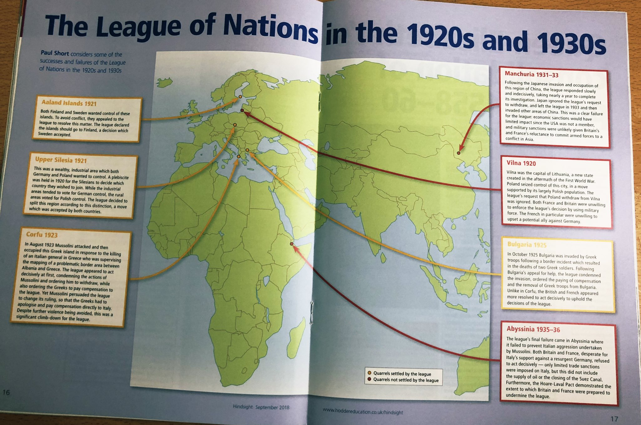 League Of Nations Map