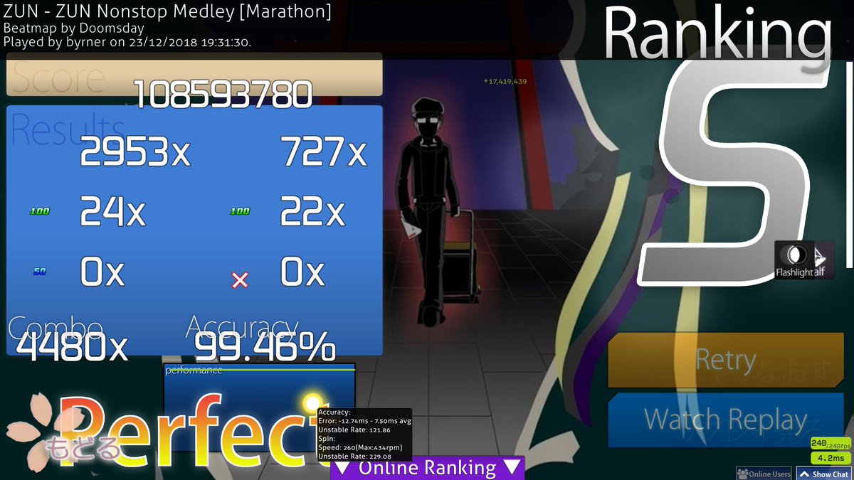 byrner | ZUN - ZUN Nonstop Medley [Marathon] +HTFL (Doomsday) (99.46% ...