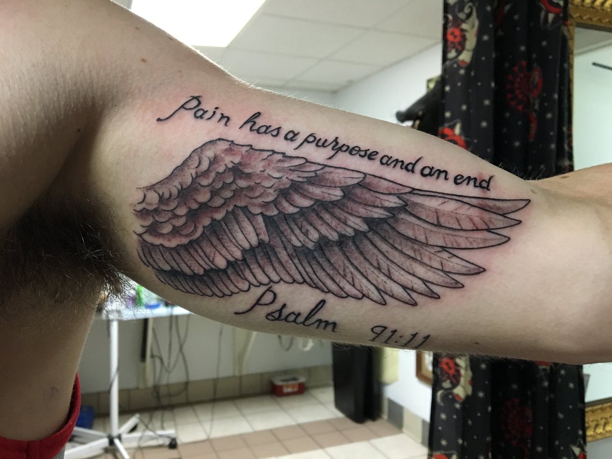 Psalm 91:11 Tattoo