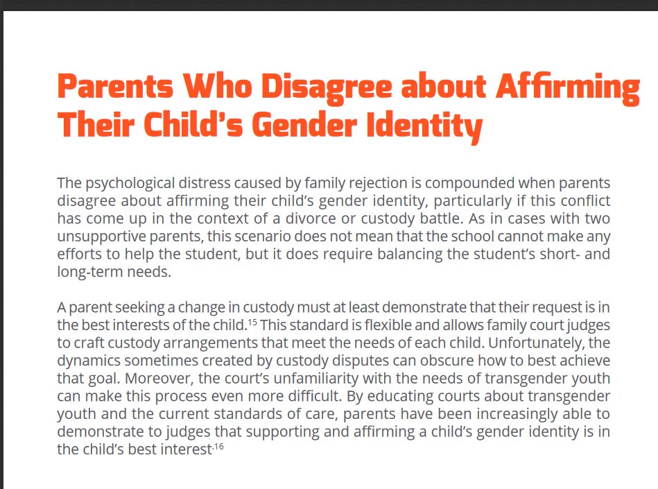 Thread by @4th_WaveNow: "1/ Gender Spectrum is the US equivalent of ...