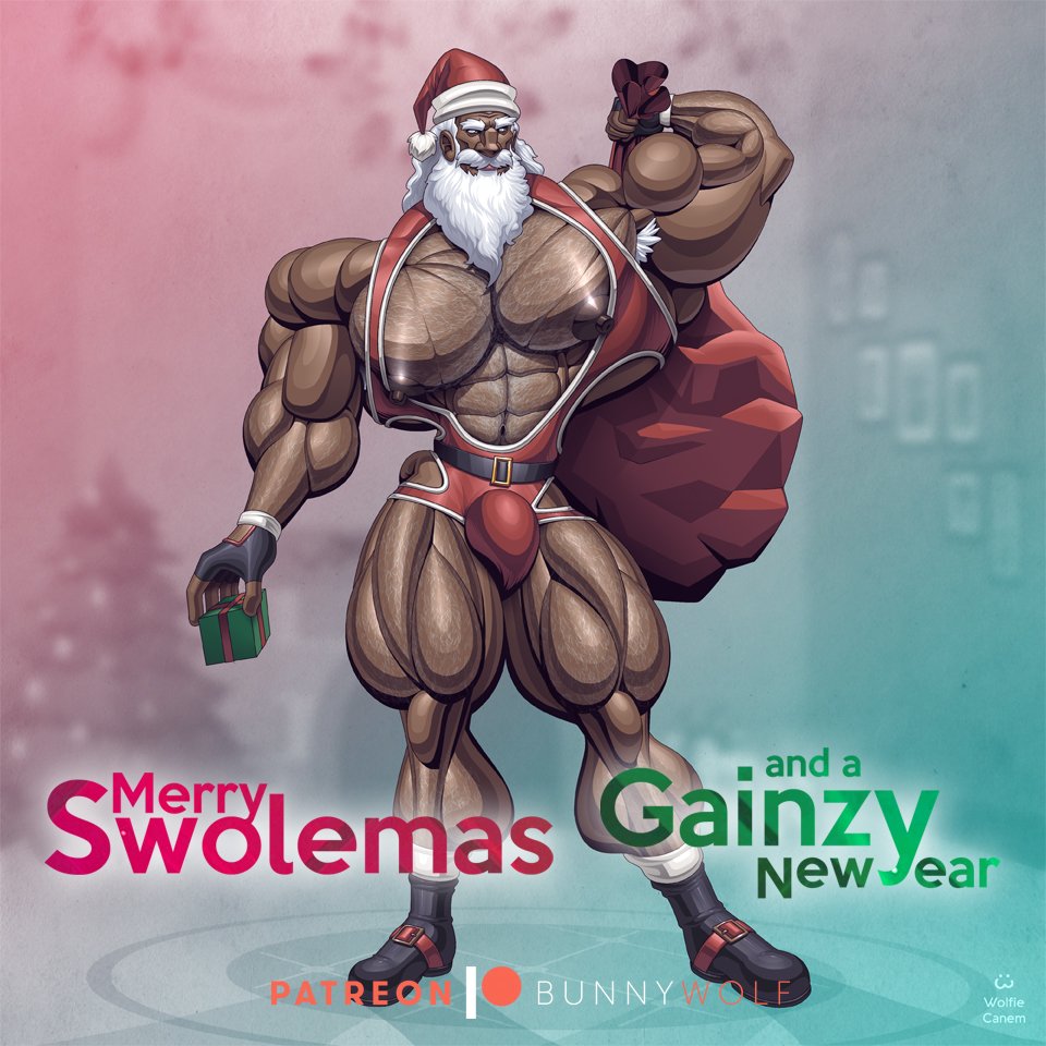 Wolfie Canem 🌐 on Twitter: "Merry SWOLEsmas and a GAINZY New Year! :Dc May 2019 be a better year ...
