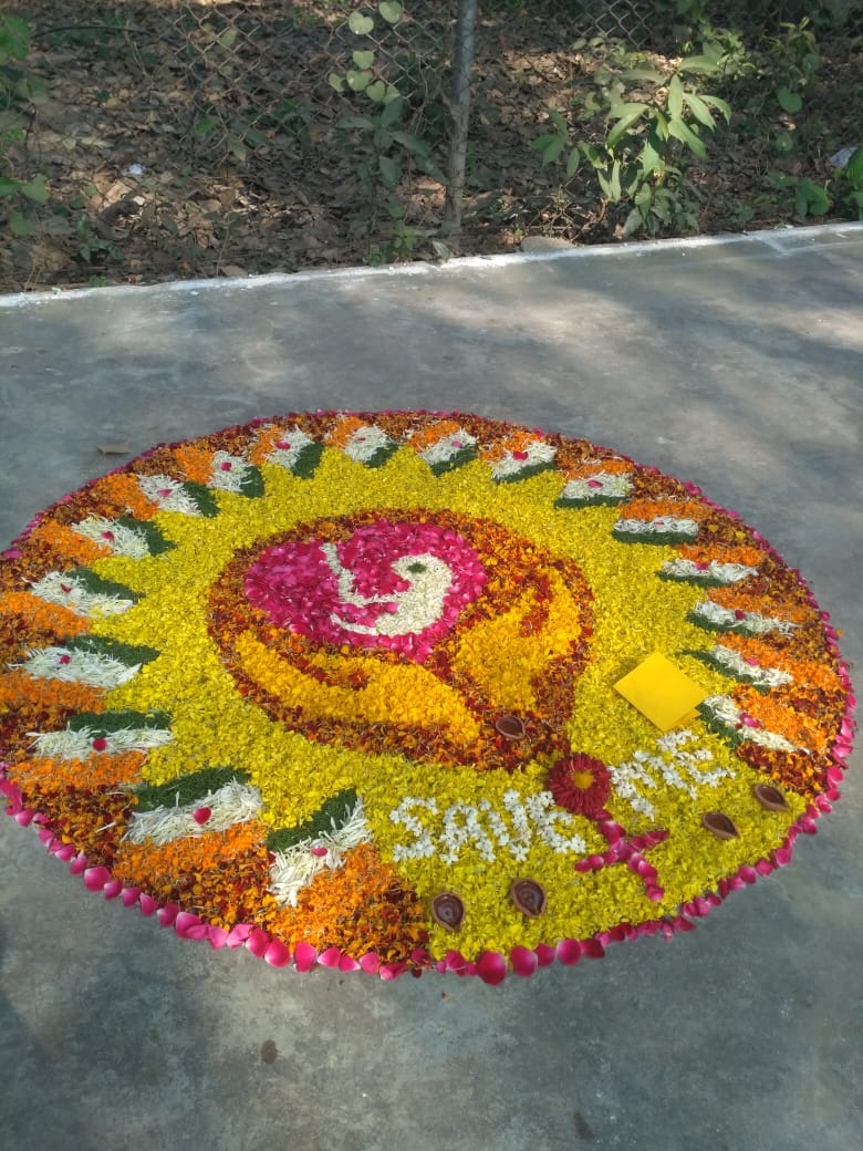 Rangoli Designs With Theme Of Save Girl Child