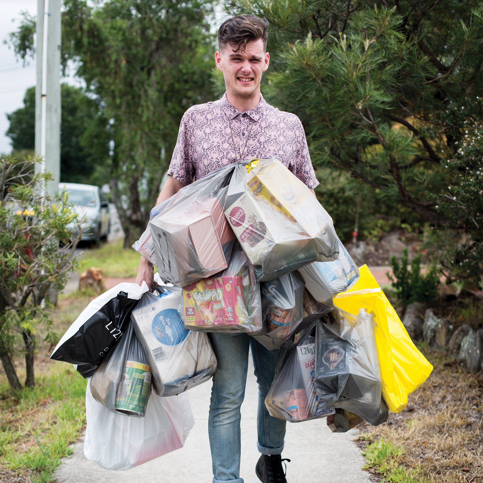 Carrying Too Many Bags