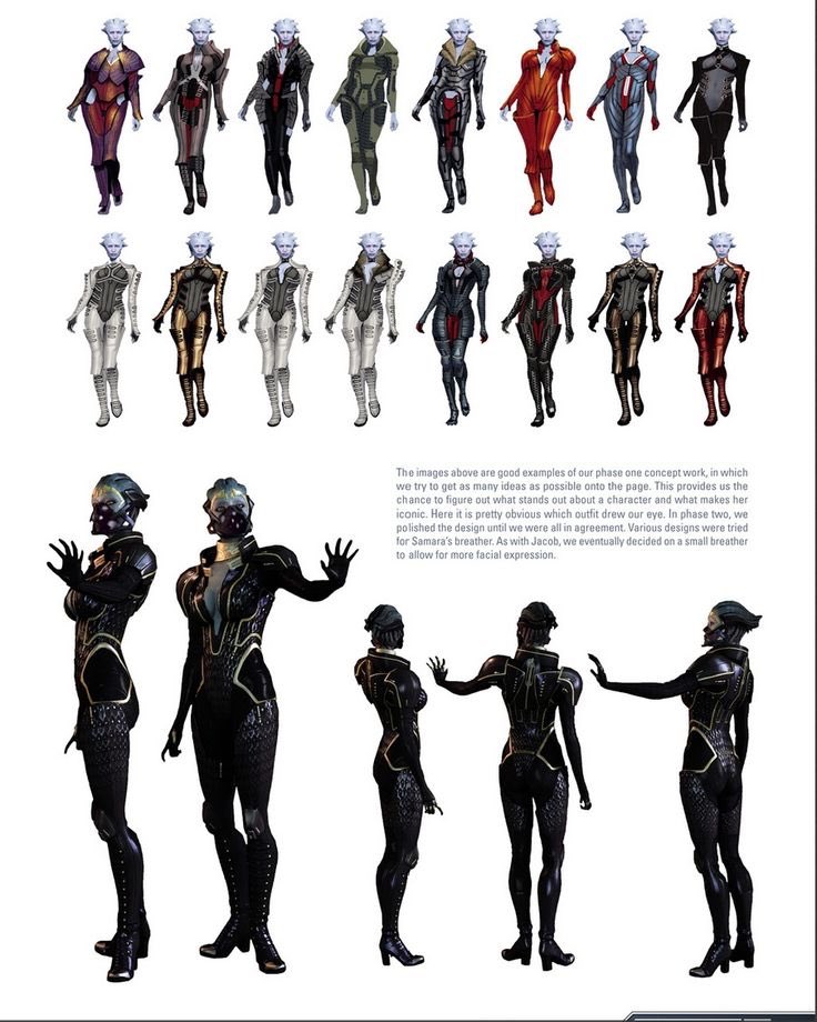 Asari Concept Art