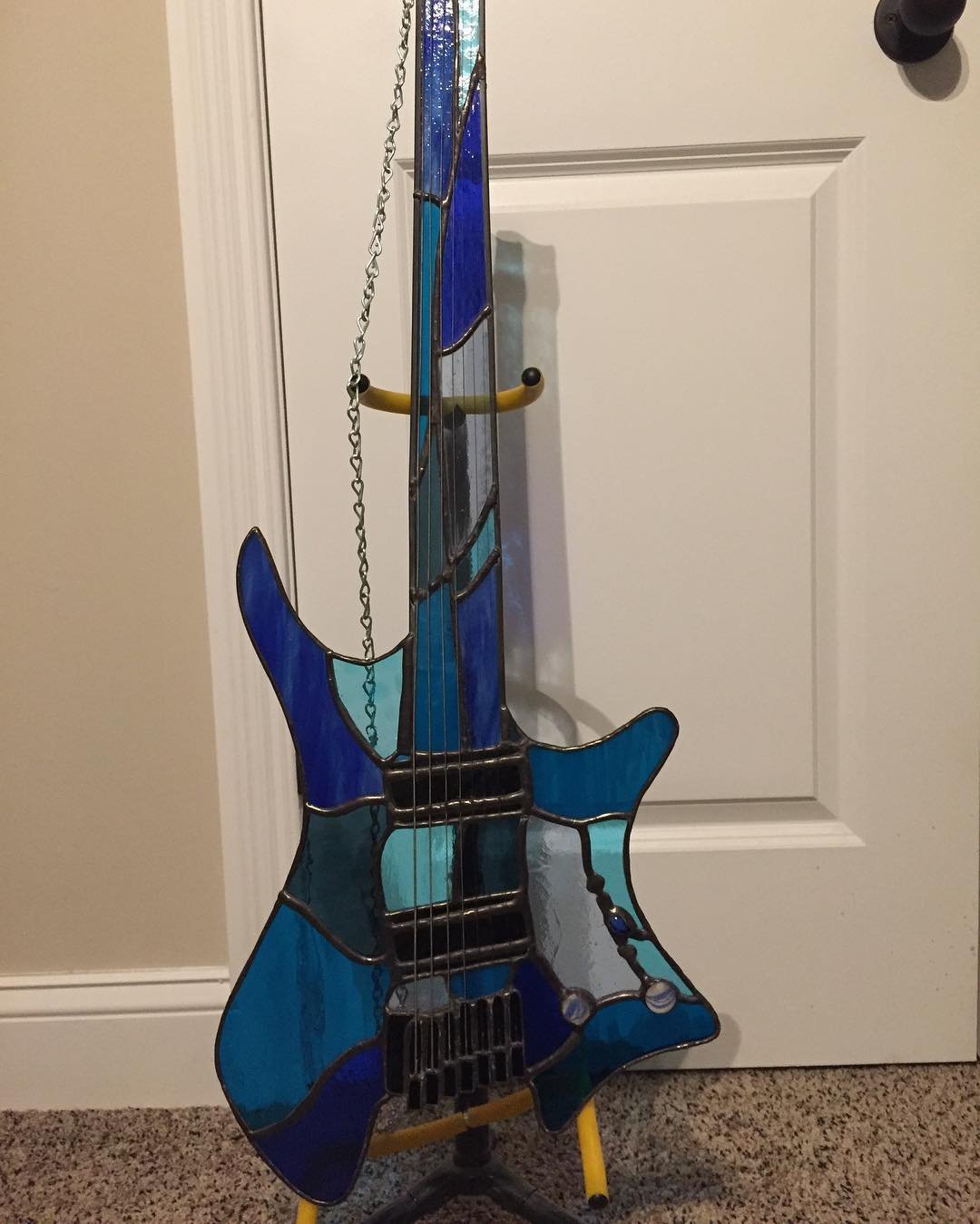 Glass Electric Guitar