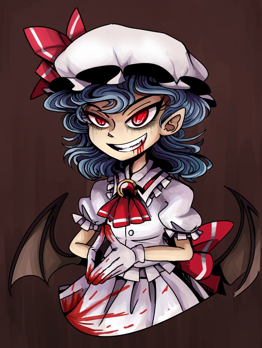 東方「The Scarlet Devil. #東方project 」|PEAR哥🇭🇰のイラスト