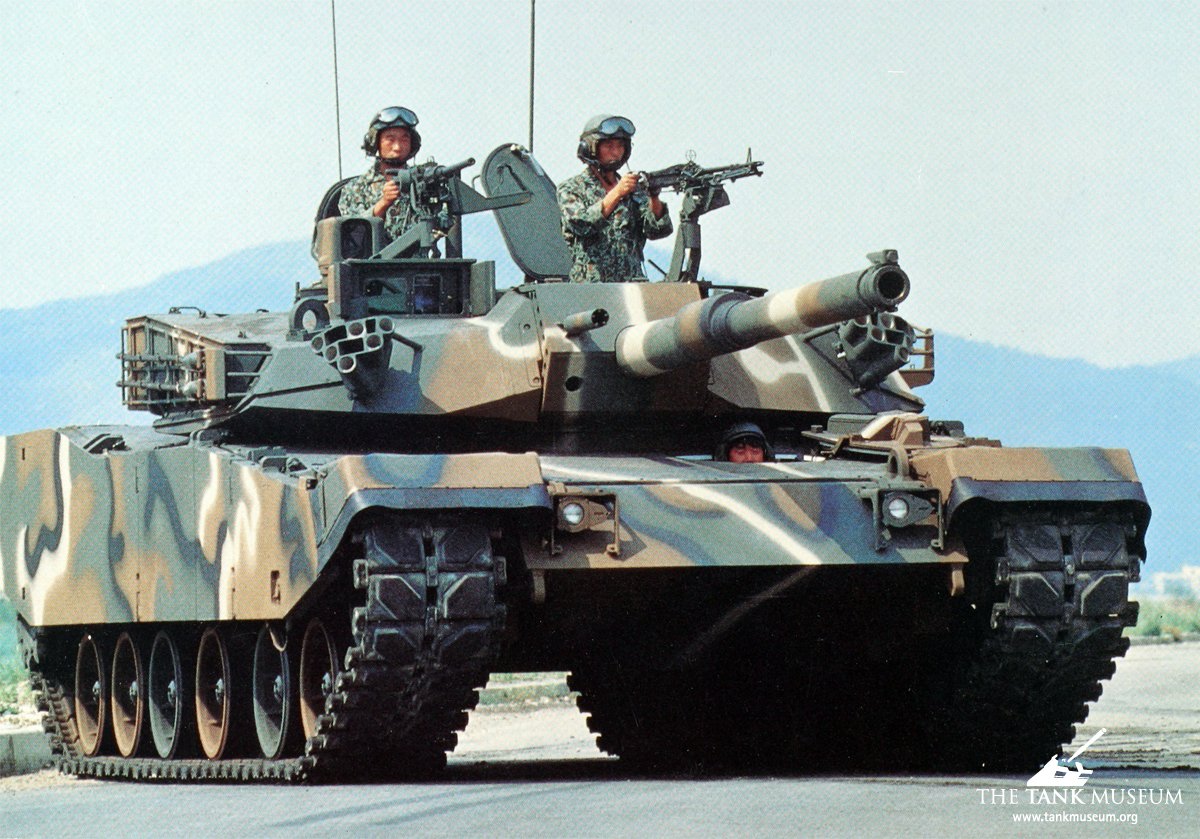 The Tank Museum on Twitter: "The South Korean K1 MBT, based on the XM1 Abrams prototype. One ...