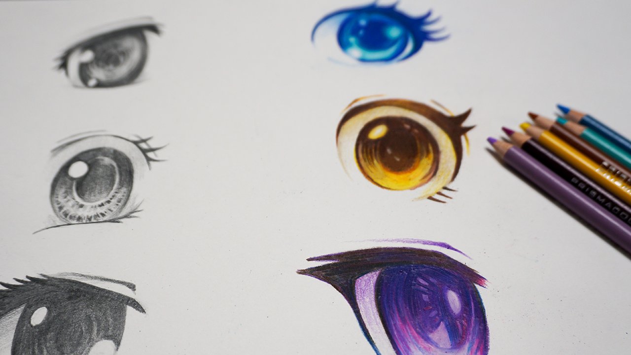 만화 눈 그리기