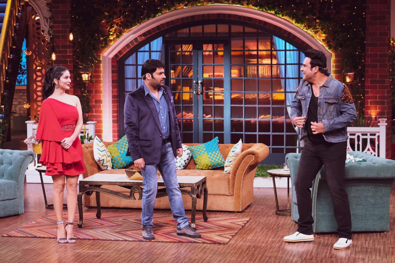 Studio Showbox on Twitter: "#Epicbuzz: Beautiful #sunnyleone spotted at #thekapilsharmashow. # ...