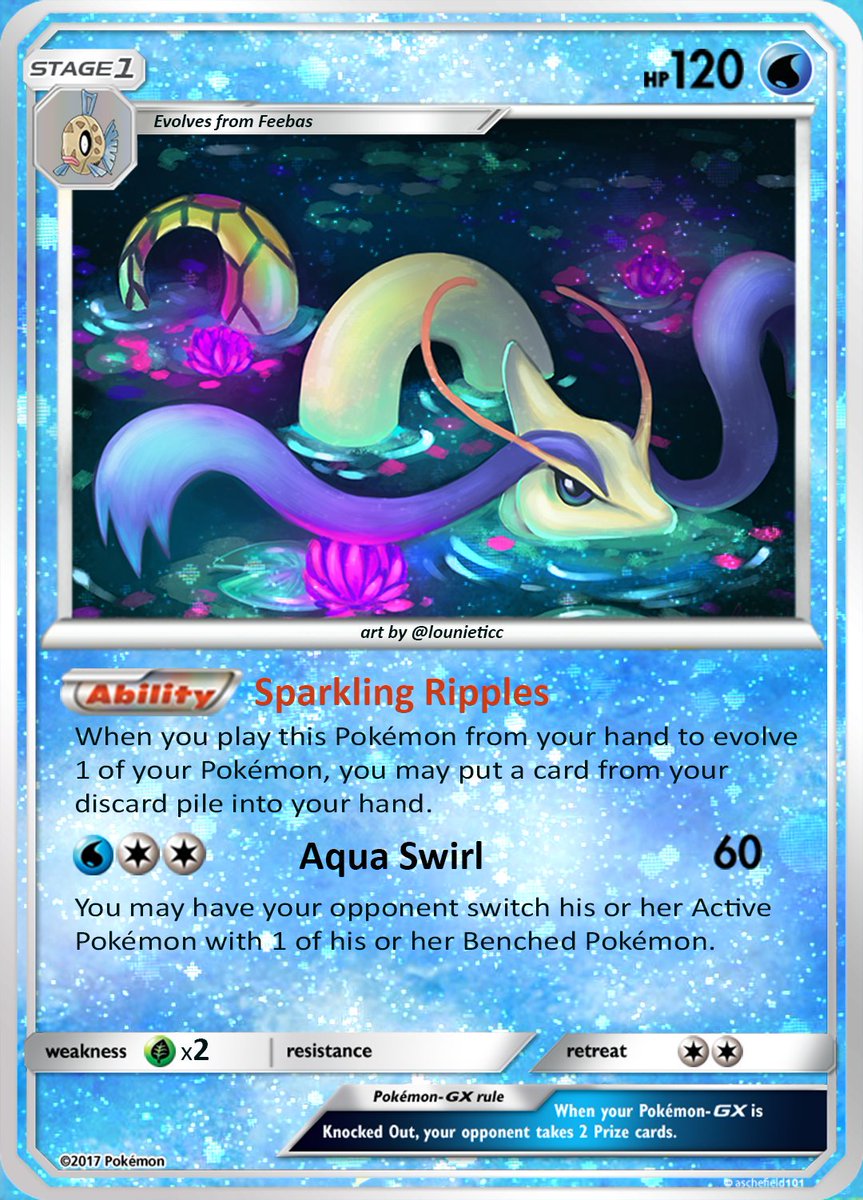 Milotic Shiny Card
