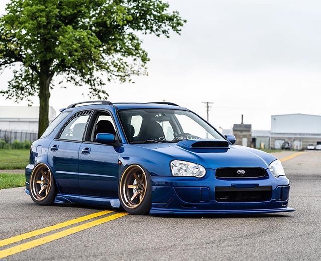 Stanced Subaru Impreza Outback Sport
